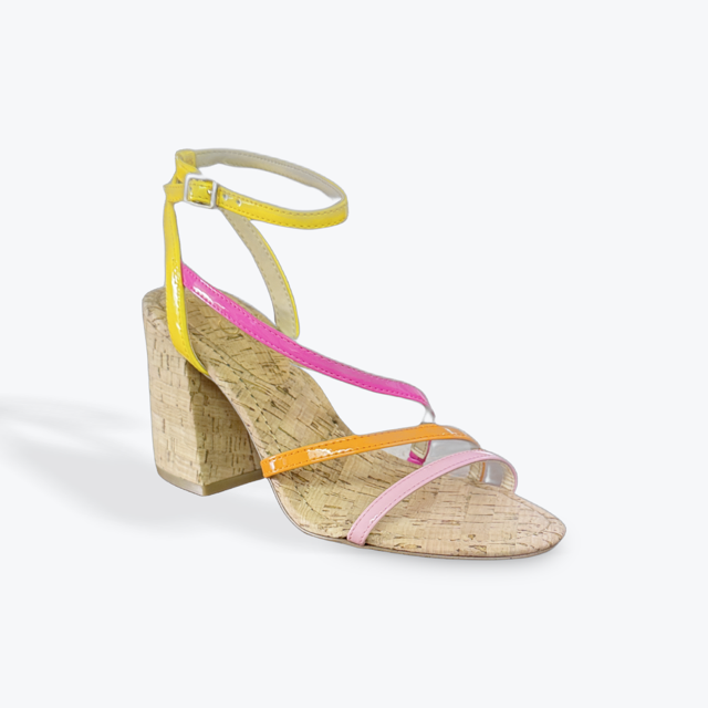 Reyvin Strappy Sandal in Bubble Gum | Otis + Matilda New York Online
