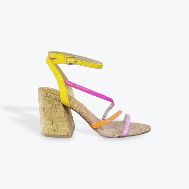 Reyvin Strappy Sandal in Bubble Gum | Otis + Matilda New York